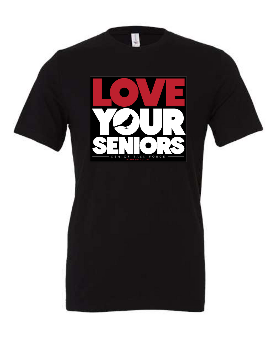 Love You Seniors Bella Tee – Hessler's Screen Printing and More